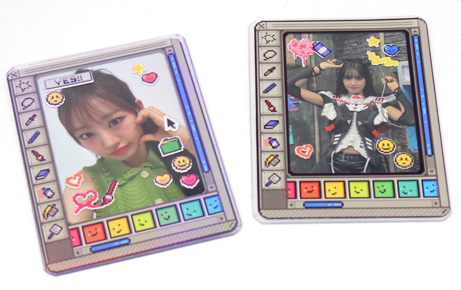 Pixel Paint – K-Pop Photocard Toploader Decoration Set - TOMODATCHI.NET